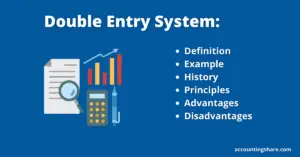 Double Entry System - Accounting Share